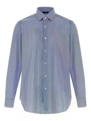 BARBA NAPOLI Striped Shirt - Blue