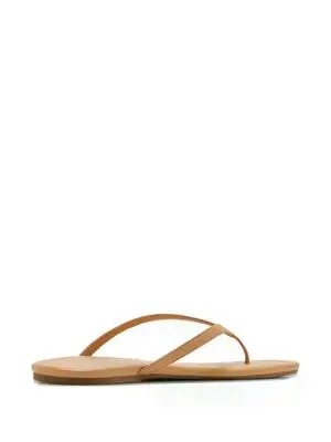 Staud Leather Thong Sandals - Neutrals
