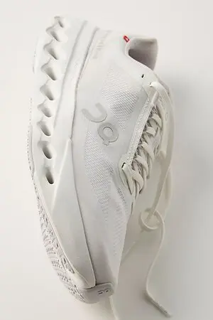 Women's White Lace Up