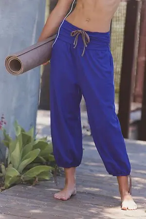 Free People Take It Easy Cropped Jogger Pants - Jam