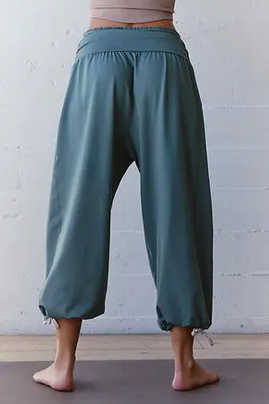 Free People Take It Easy Pants - Olive Ash