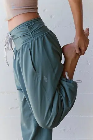 Free People Take It Easy Pants - Olive Ash