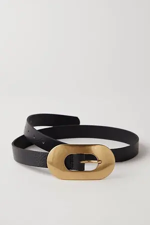 Free People Melrose Leather Belt - Black