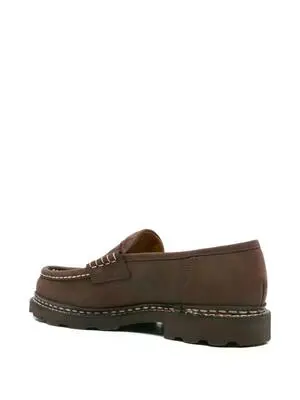 Paraboot Leather Penny Loafers - Brown