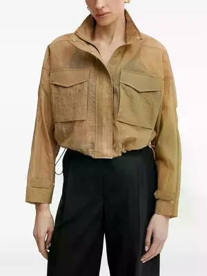 Pinko Flap-pocket Cropped Jacket