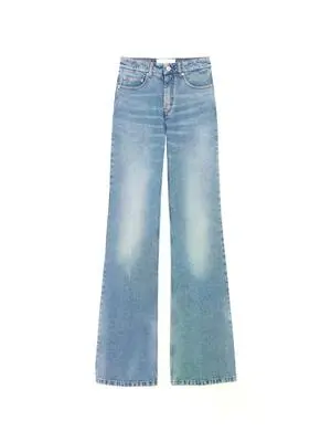 Ami Cotton Flare Fit Jeans - Blue
