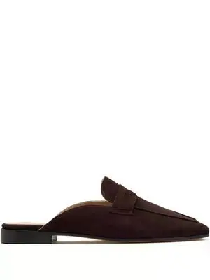 SOPHIQUE MILANO Penny-strap Suede Mules