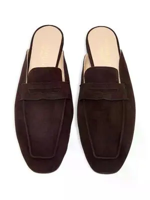 SOPHIQUE MILANO Penny-strap Suede Mules