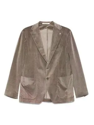 Tagliatore Corduroy Single-breasted Blazer