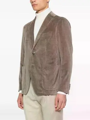 Tagliatore Corduroy Single-breasted Blazer