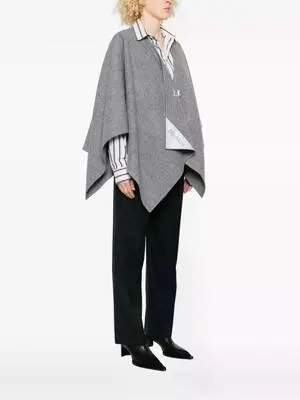 Max Mara Open-front Cape - Grey