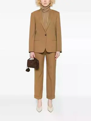Alberta Ferretti Cuffed-hem Trousers