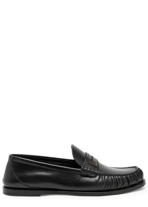 Saint Laurent Ryan Leather Loafers