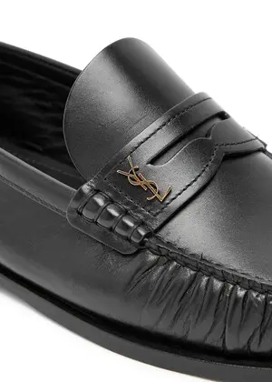 Saint Laurent Ryan Leather Loafers