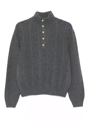 A.p.c. Cable-knit Button Sweater