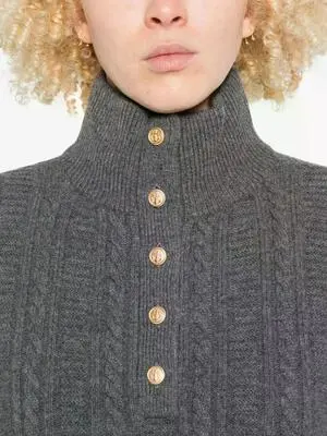 A.p.c. Cable-knit Button Sweater