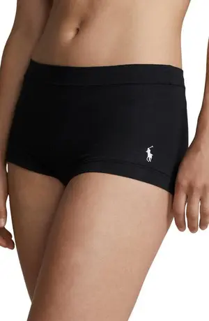 Polo Ralph Lauren Stretch Cotton Boyshorts - Onyx