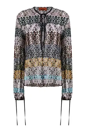 Missoni Embroidered Lace Blouse