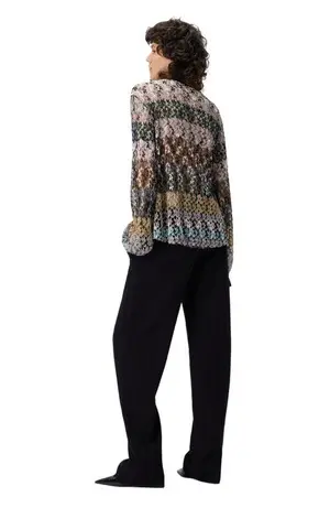 Missoni Embroidered Lace Blouse