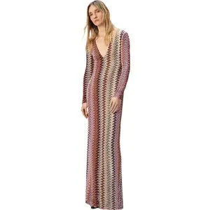 Missoni Long Dress With Zigzag Pattern