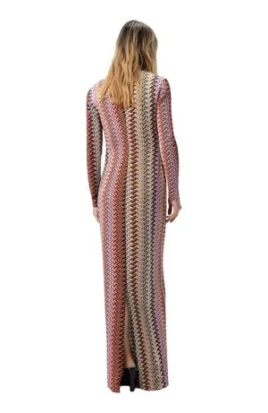 Missoni Long Dress With Zigzag Pattern