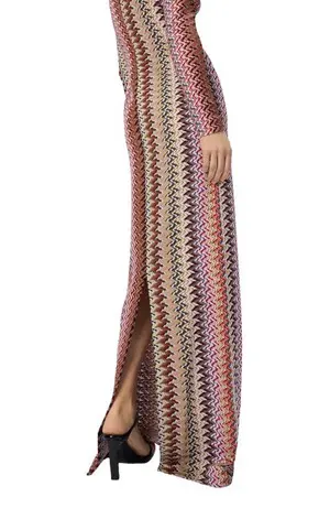 Missoni Long Dress With Zigzag Pattern