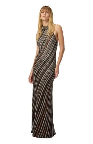Stripes Evening Dresses