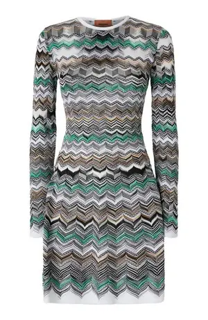Missoni Mini Dress With Flame Pattern