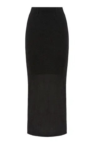 Missoni Long Skirt With Slit - Black