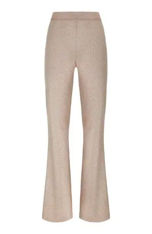 Missoni Straight Leg Lamé Pants - Pink Lamé