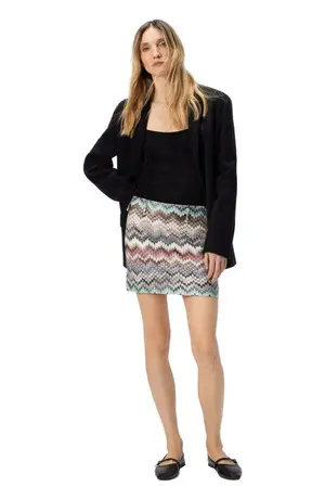 Missoni Snake Pattern Mini Skirt