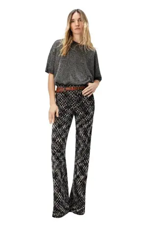 Missoni Flame Lace Knit Palazzo Pants