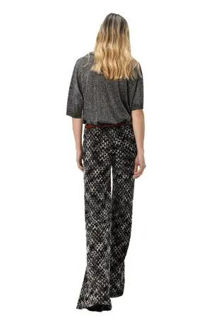 Missoni Flame Lace Knit Palazzo Pants