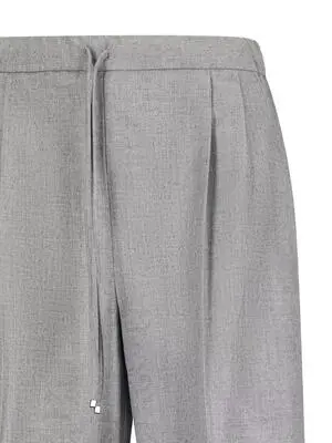 Max Mara Pleated Drawstring Trousers
