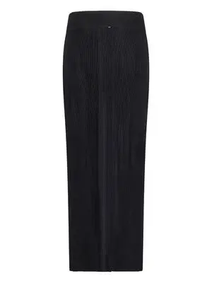 Sportmax Ribbed Zip-front Maxi Skirt