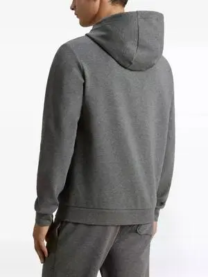 Woolrich Interlock Logo Hoodie - Grey