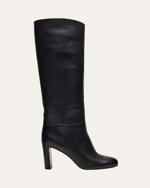 Women's Black Red Sole Boots