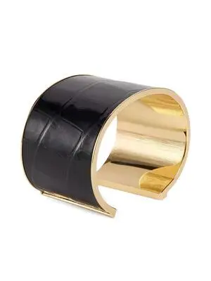 Dsquared2 Crocodile-effect Cuff Bracelet