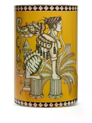 La DoubleJ Sphynx Pillar Vase - Yellow
