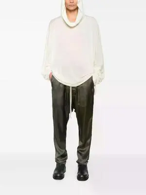 Rick Owens Long-sleeve Cowl-neck Top
