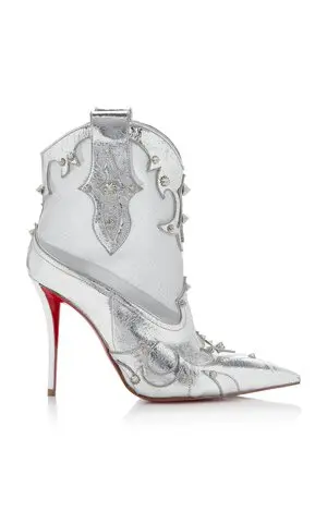 Christian Louboutin Metallic Boots For Women