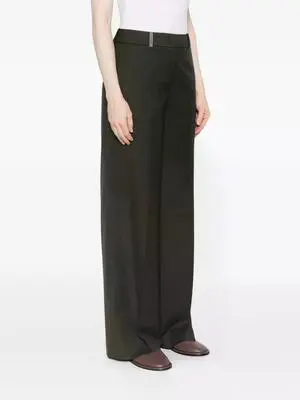 Peserico High-waisted Wide-leg Trousers
