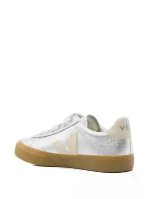 VEJA Recife Leather Sneakers - Silver