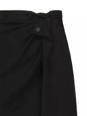 Balenciaga Knotted Detail Maxi Skirt