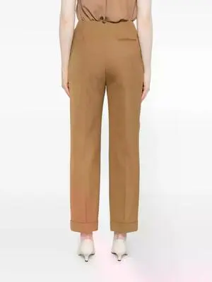 Alberta Ferretti Tailored Trousers With Cuffed Hems