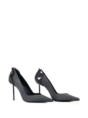 LE SILLA 100mm Petalo Suede Pumps - Grey