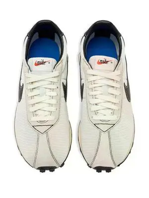 Nike Ld-1000 Suede-panelled Mesh Sneakers - Neutrals