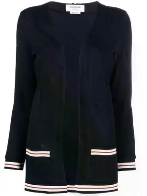 Thom Browne Open-front Cotton Cardigan