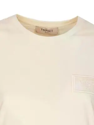 TWINSET Embroidered Logo T-shirt