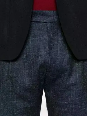 BERWICH Pleated Side-adjuster Wool Trousers